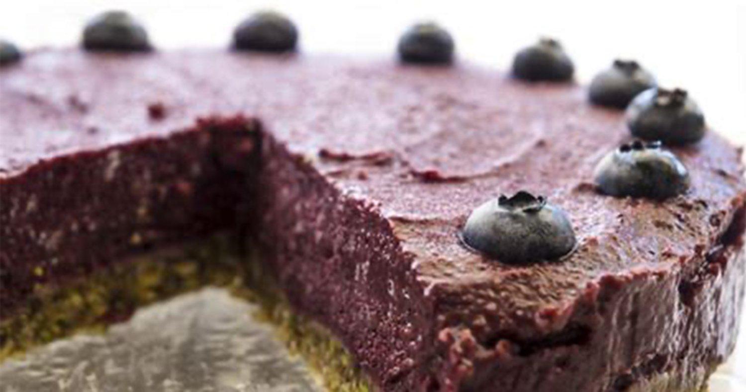 Cacao Blueberry-licious Tart | Sacred Earth Medicine